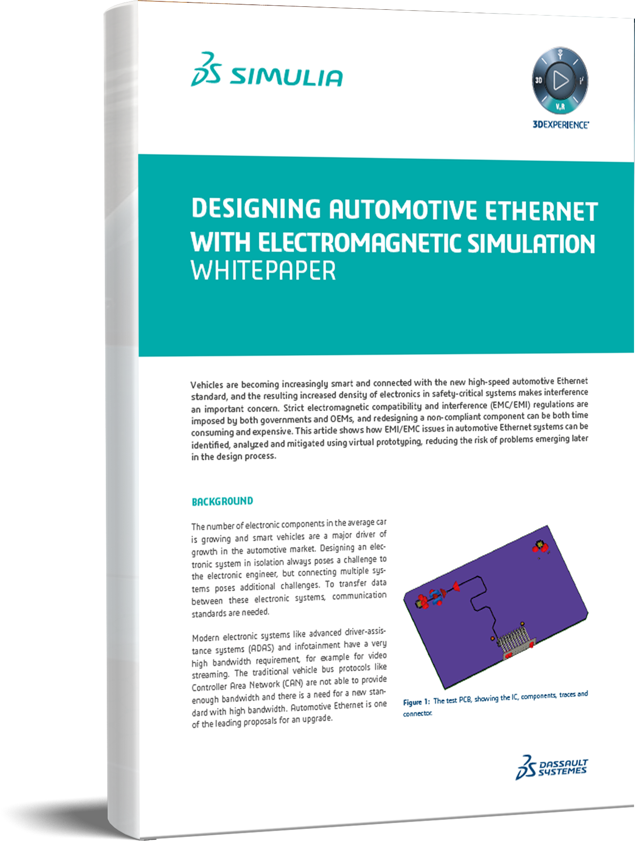 Whitepaper: Designing Automotive Ethernet with Electromagnetic Simulation
